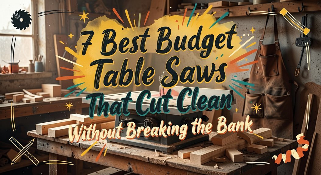7 Best Budget Table Saws That Cut Clean Without Breaking the Bank